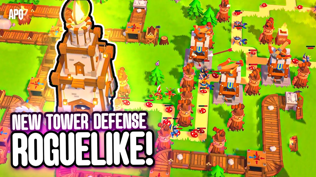 Tower Defense + Roguelike + Automation = PURE FUN (Tower Factory) - YouTube
