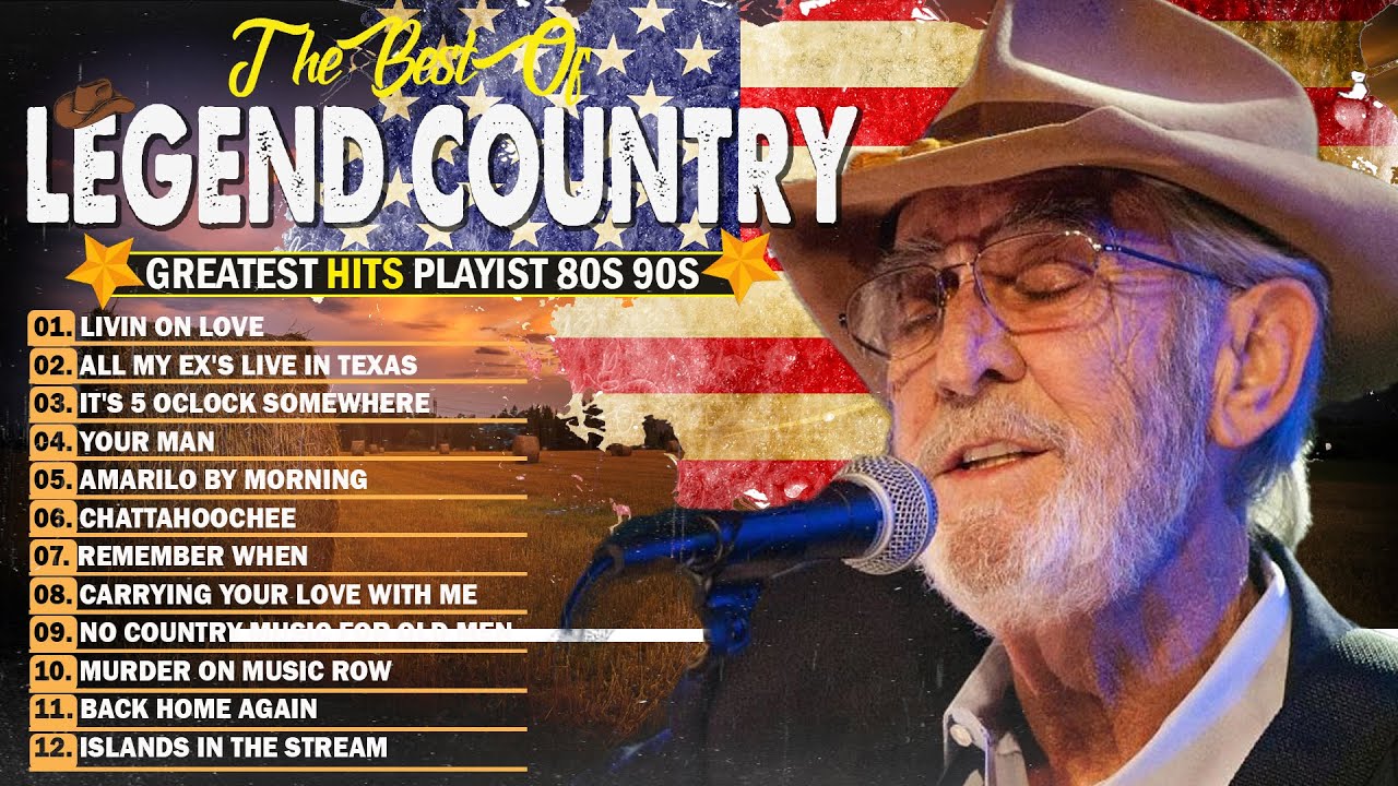 [ Legend Country Music Hits 80s ] Greatest Old Country Songs Of All ...