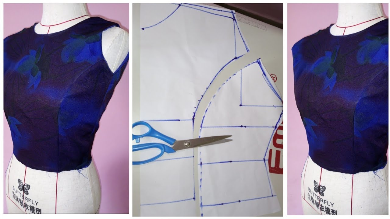 How to cut and sew a Classic Princess Dart Top - YouTube