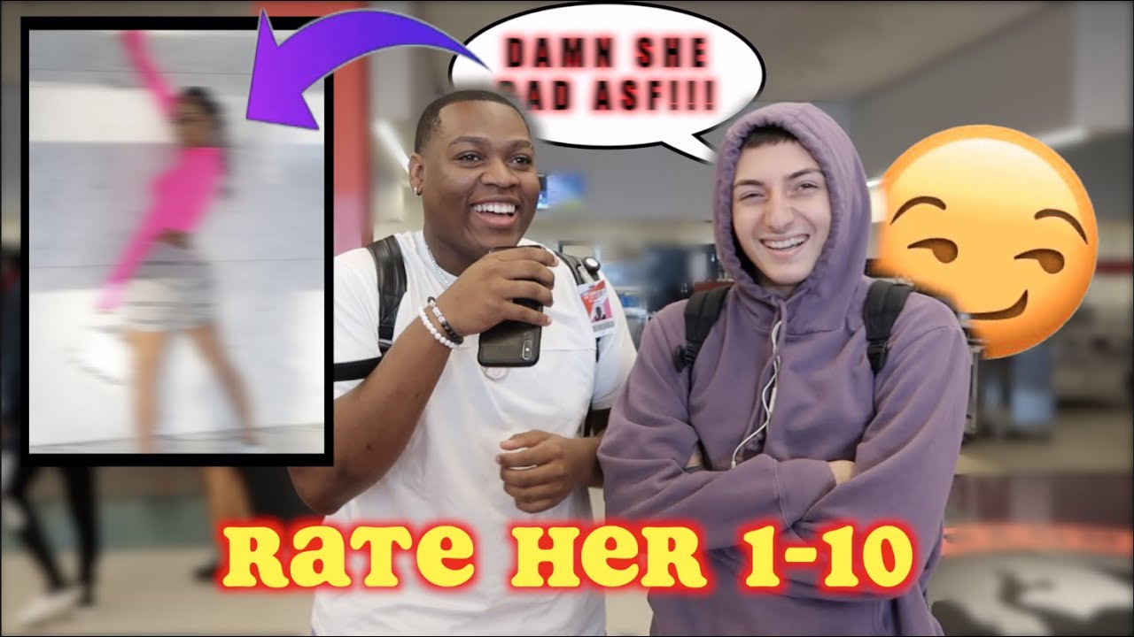 I WENT AROUND ASKING PEOPLE TO RATE PEOPLE 1-10 (Highschool Edition ...