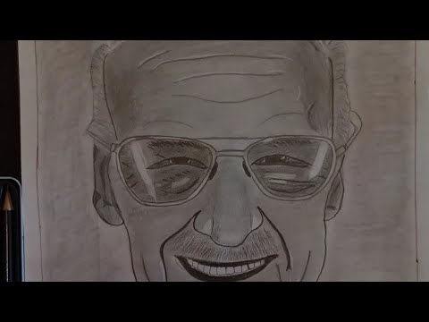 stan lee drawing|| how to draw easy Stan Lee|| step by step #drawing # ...