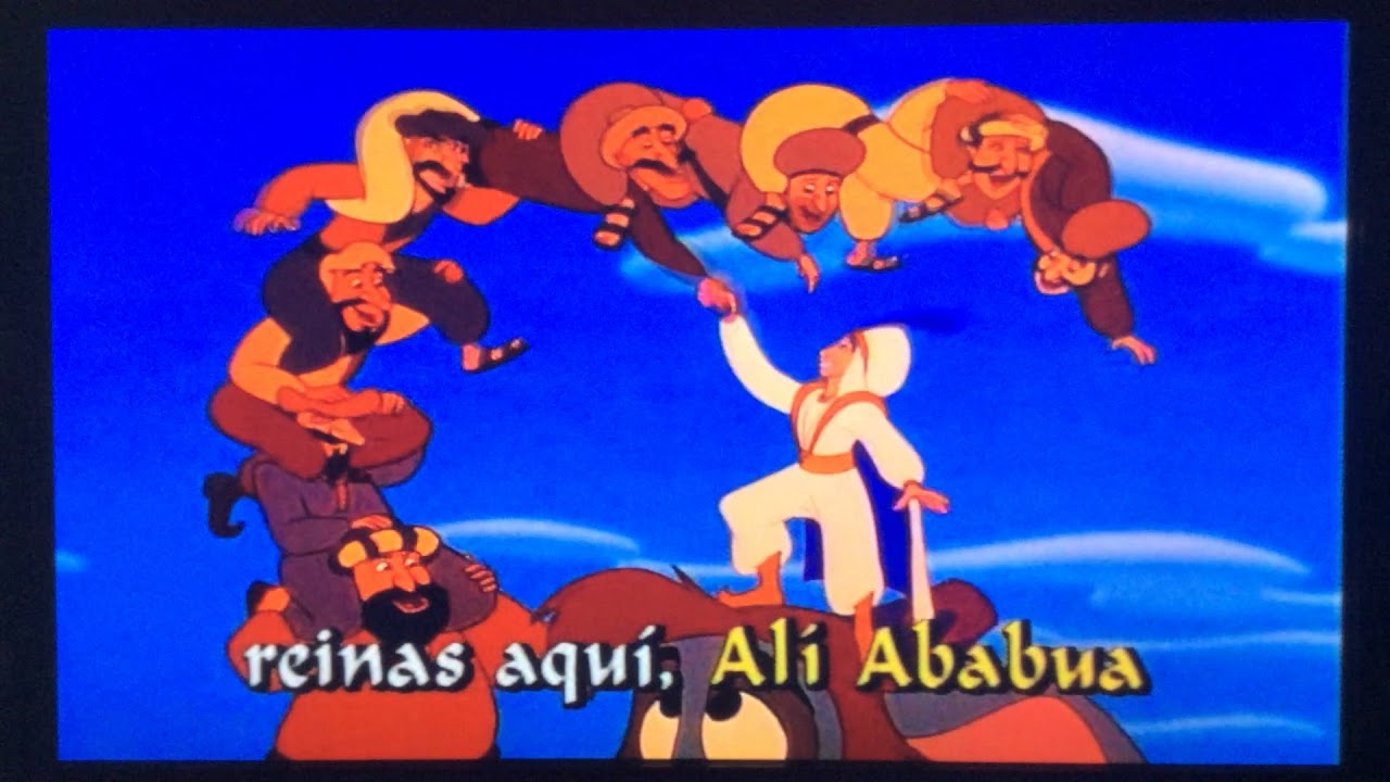 Aladdin Prince Ali Spanish Latino NTSC 1992 Standard - YouTube