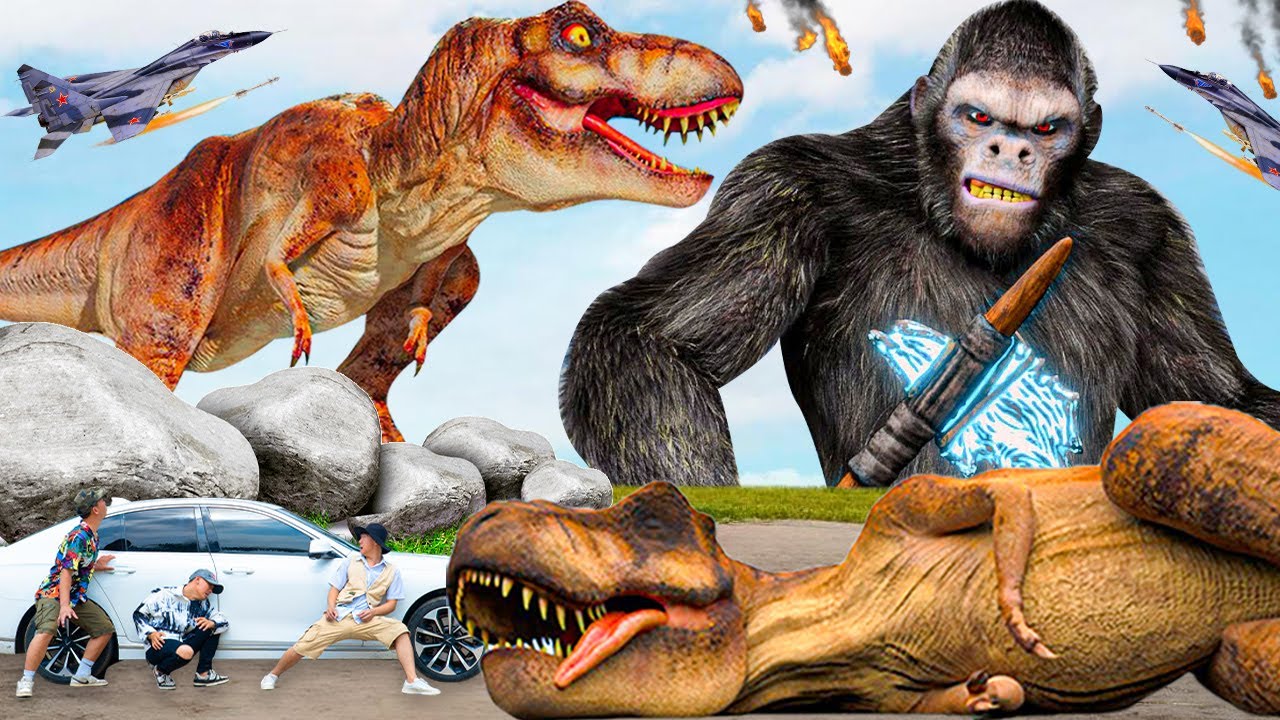 The Best Movies Dinosaur Rexy (2023) Full | T-Rex Chase 18 | Jurassic ...