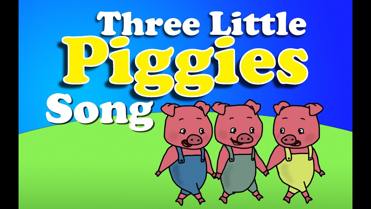 Three Little Piggies Song 🐷🐺 | Funny Children's Song | Classic Fairy ...
