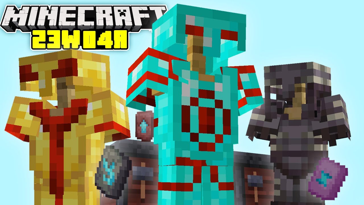 Yüzlerce Yeni Zırh Geldi! | Minecraft Snapshot 23w04a - YouTube