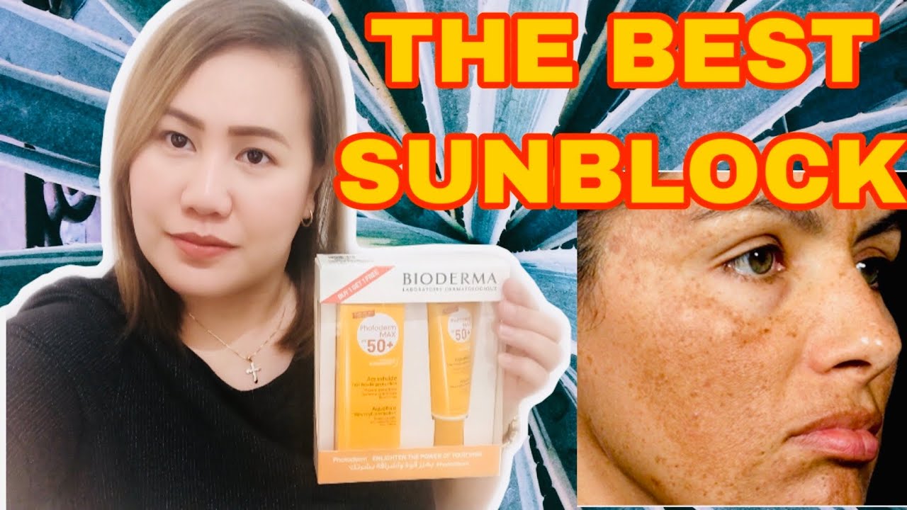 THE BEST SUNBLOCK | BIODERMA SPF 50 REVIEW - YouTube