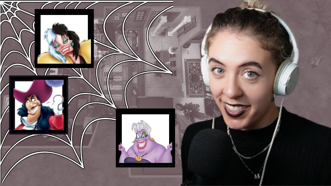 Sims 4 Build But Every Room Is Inspired By A Disney Villain | Halloween ...