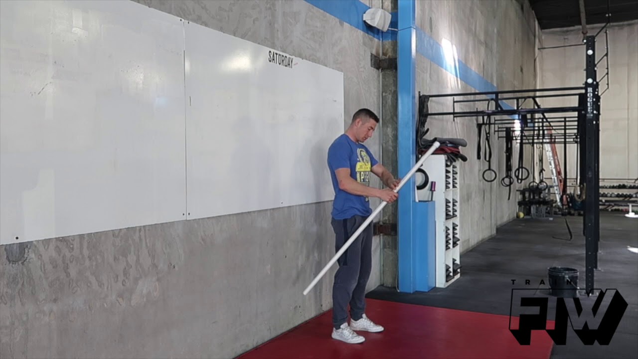 PVC Pull Back and Shoulder Ext. Rotation Stretch - YouTube