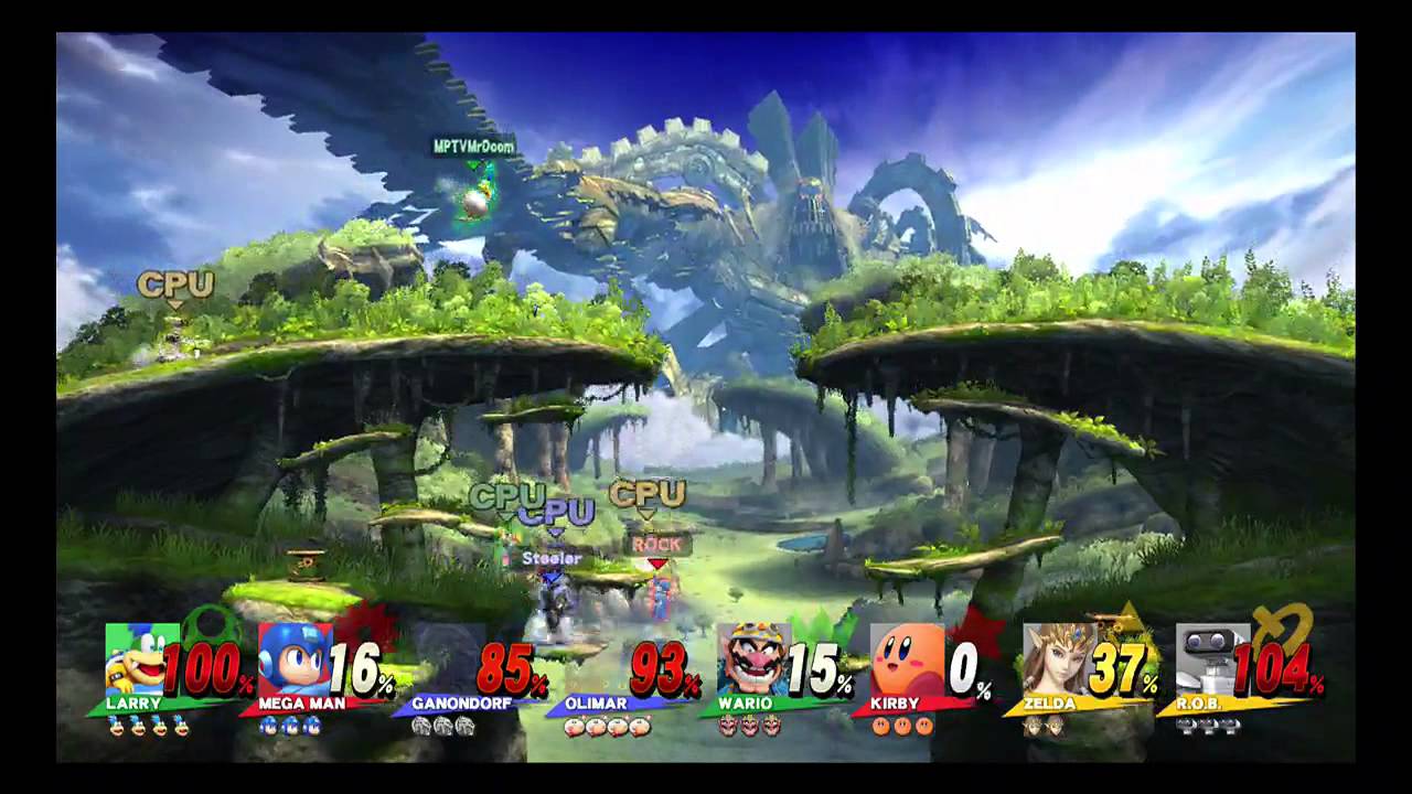 Super Smash Bros Wii U 4-Player Smash - YouTube