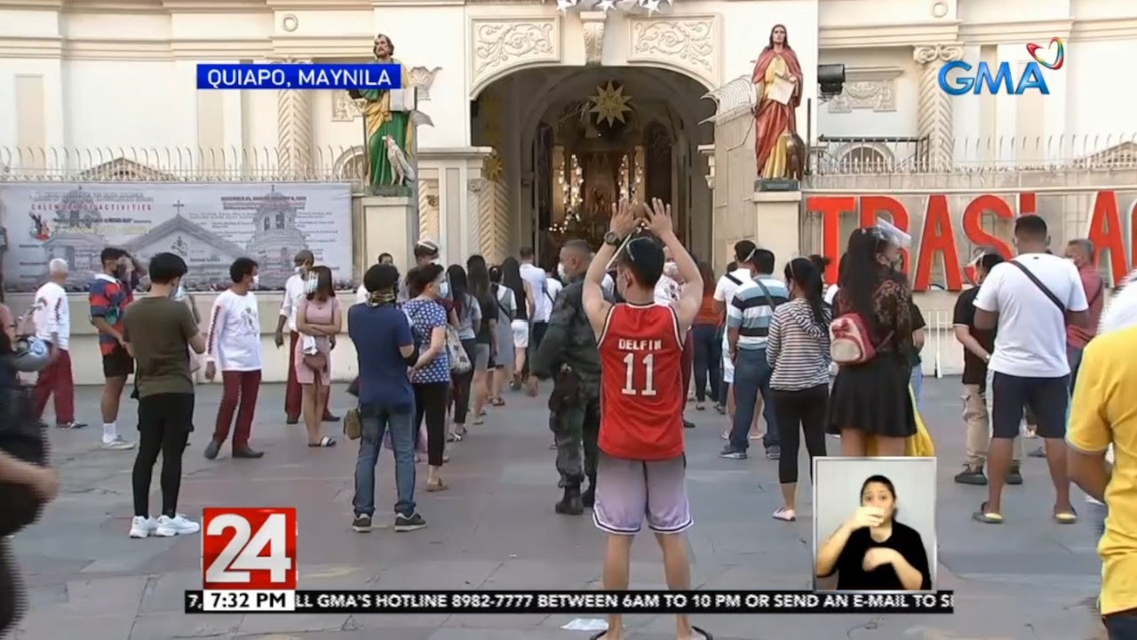 24 Oras: Mga nagsisimba, hindi nagpapigil sa pandemic pero tiniyak na ...