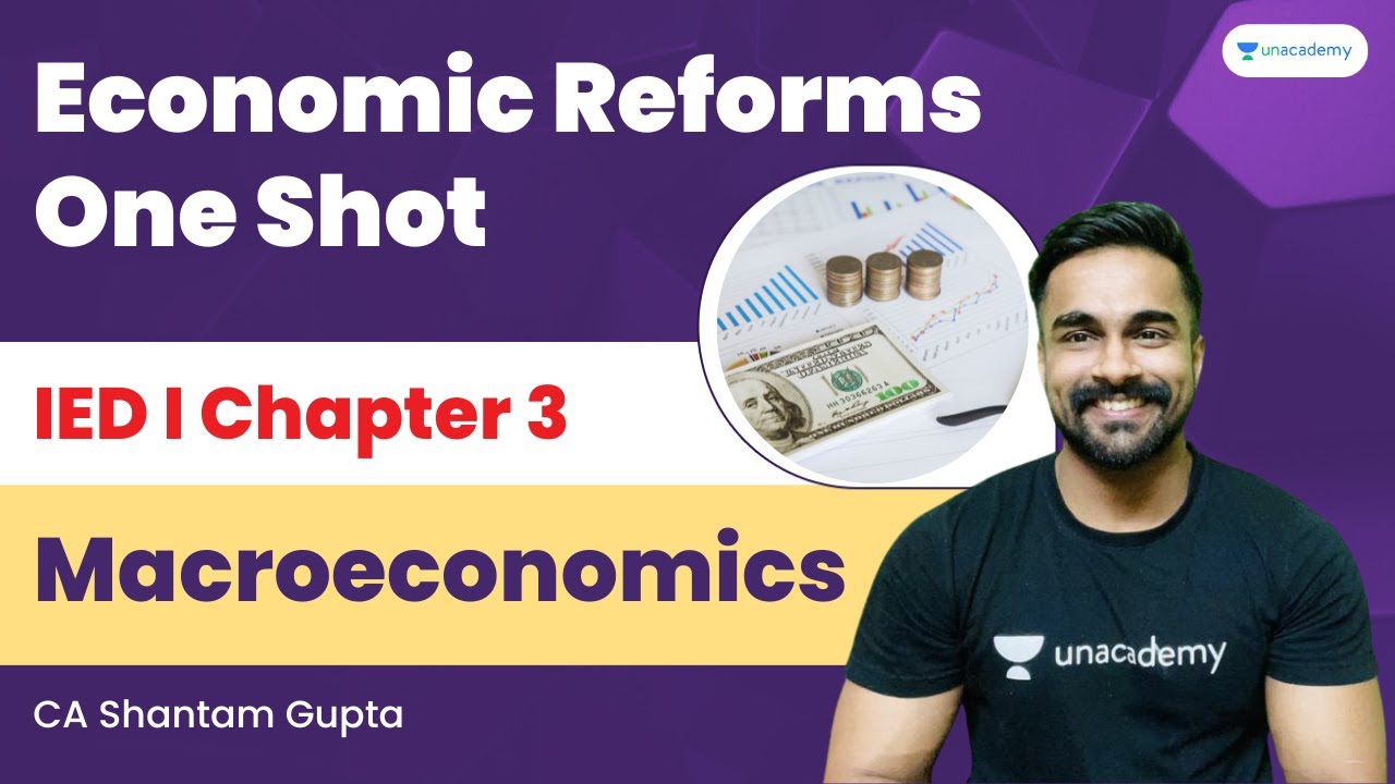 Economic Reforms | One Shot | 60 mins | IED | Chapter 3 | Economics 2022 | CA Shantam Gupta ...