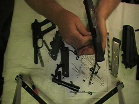 NO TOOLS 1911 complete disassembly NO TOOLS Rock Island - YouTube