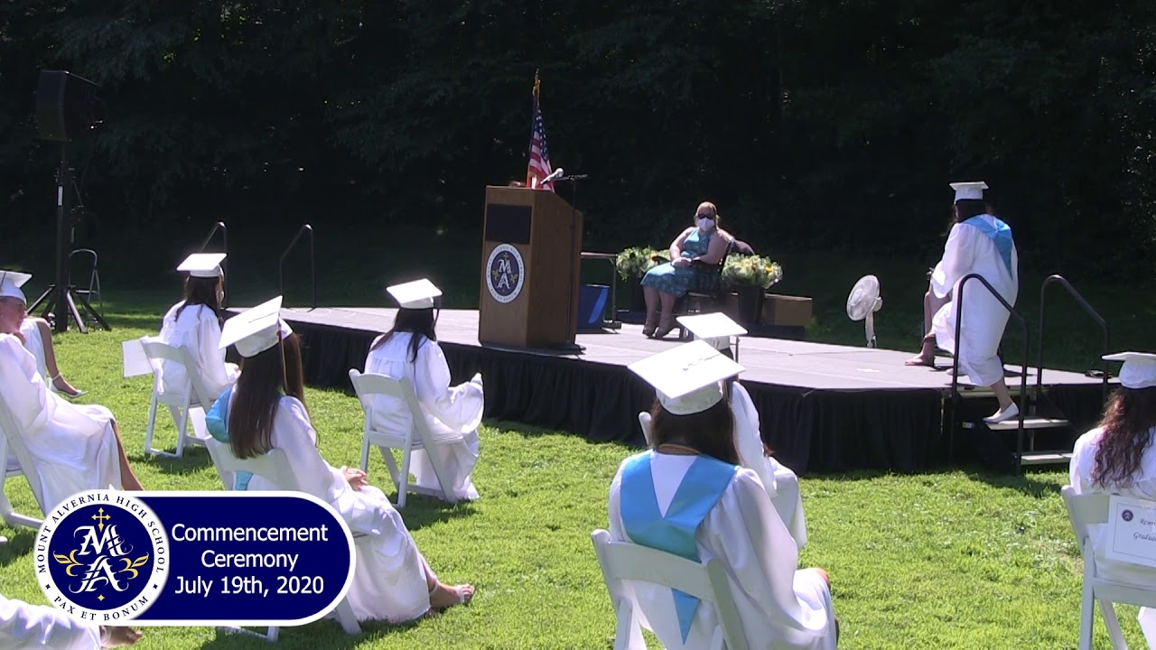 Mount Alvernia High School Commencement Ceremony - 7/19/2020 - YouTube