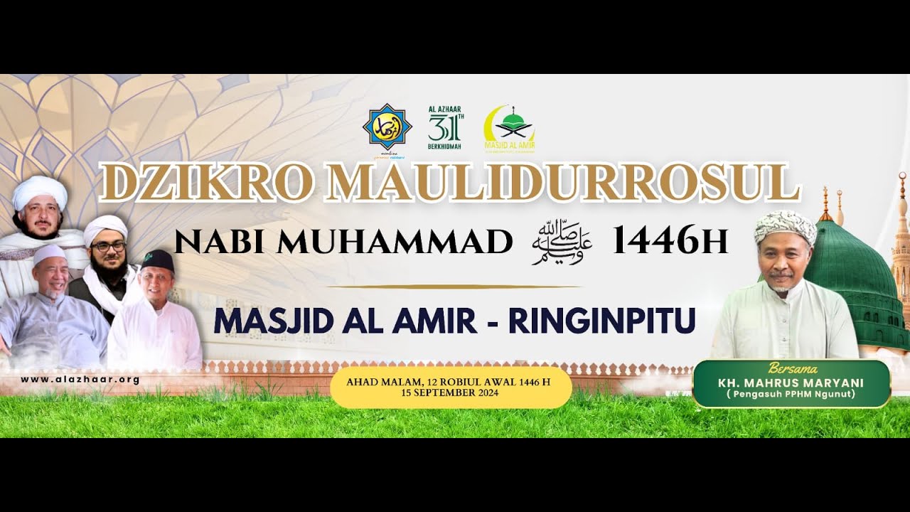 LIVE 🔴 | DZIKRO MAULIDURROSUL NABI MUHAMMAD ﷺ ft. KH. Mahrus Maryani ...