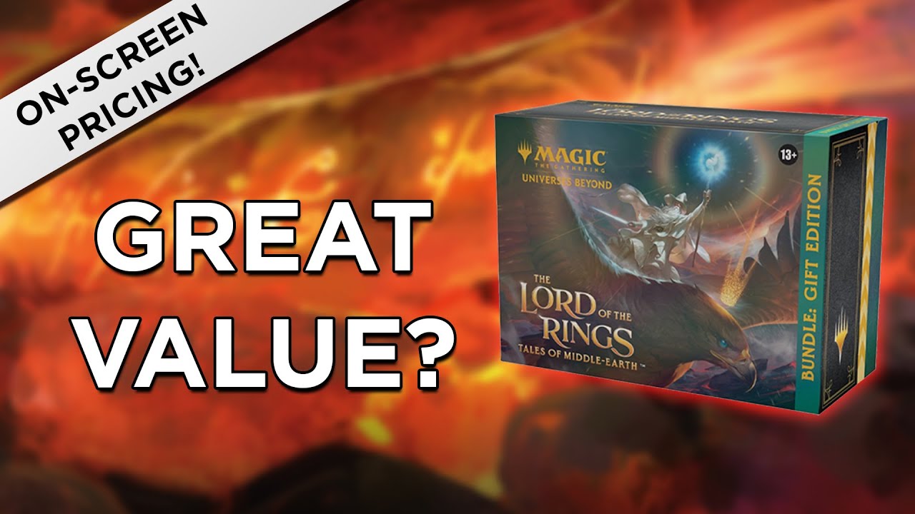 MTG Lord of the Rings Gift Bundle Unboxing! - YouTube
