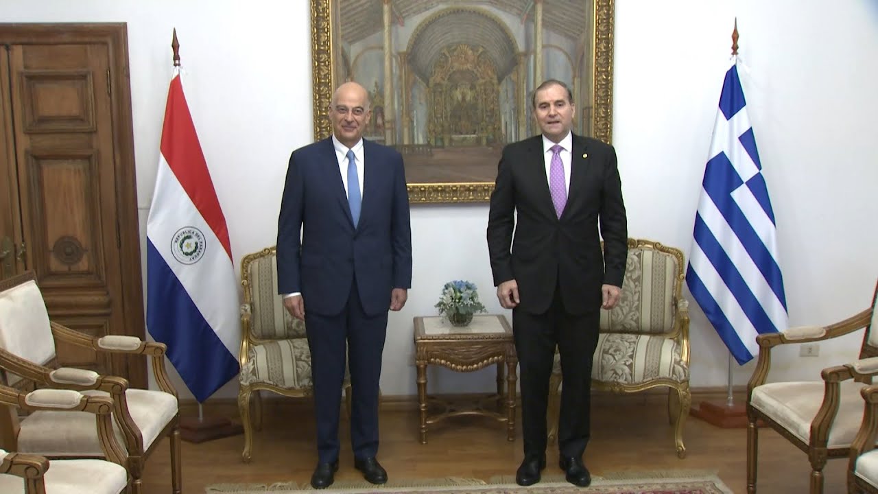 Πρώτη επίσκεψη υπουργού Εξωτερικών της Ελλάδας στην Παραγουάη - YouTube