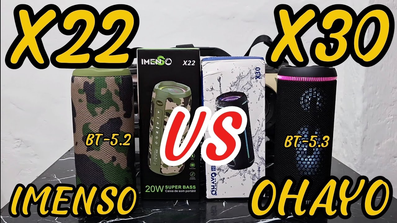COMPARATIVO: IMENSO X22 VS OHAYO X30,QUAL É A MAIS POTENTE - YouTube