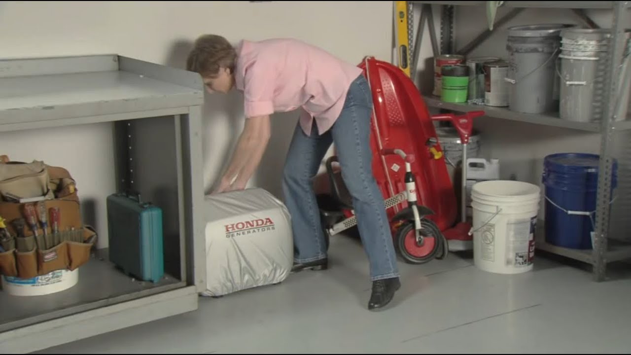 Honda EU2000i Portable Generator Storage - YouTube