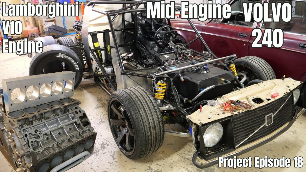 Mid-Engine Volvo Project Continues with Engine and Electrical work ...