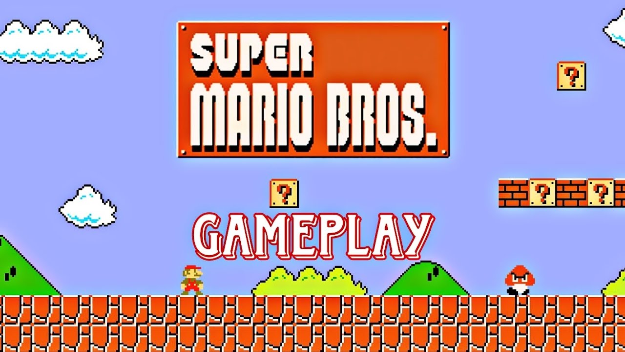 Super mario bros gameplay || Walkthrough part-1|| 1985 ...