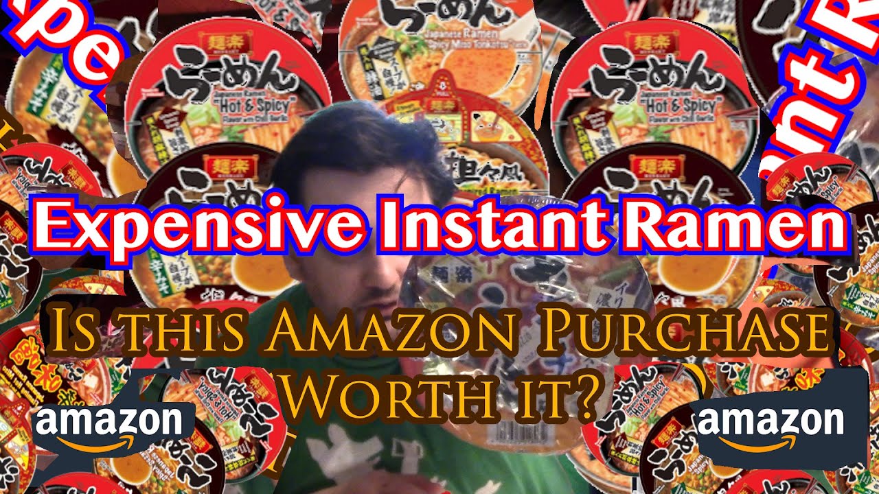 Expensive Instant Ramen Review Joyful Bundle Amazon Purchase - YouTube