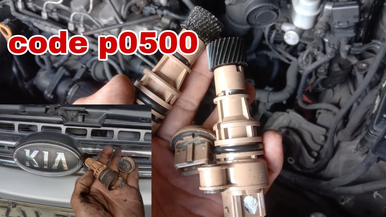 P0500 code kia sportage speed sensor - YouTube
