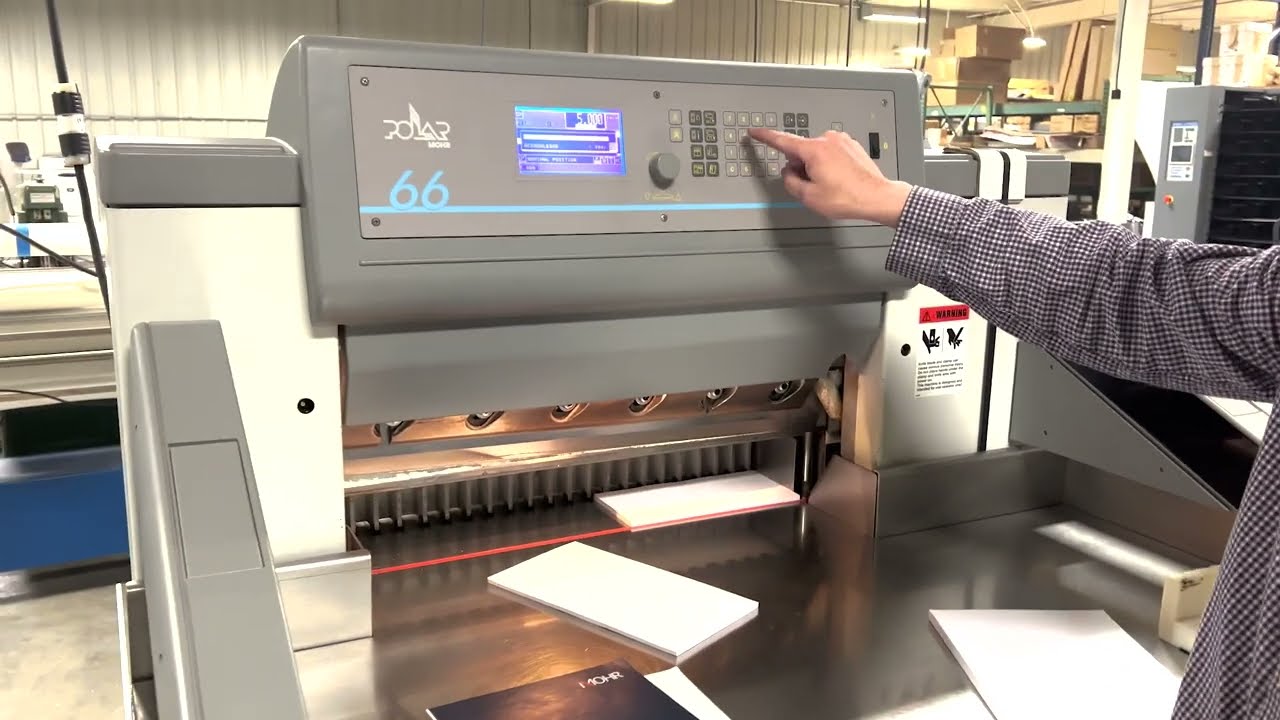 Polar 66 Paper Cutter - YouTube