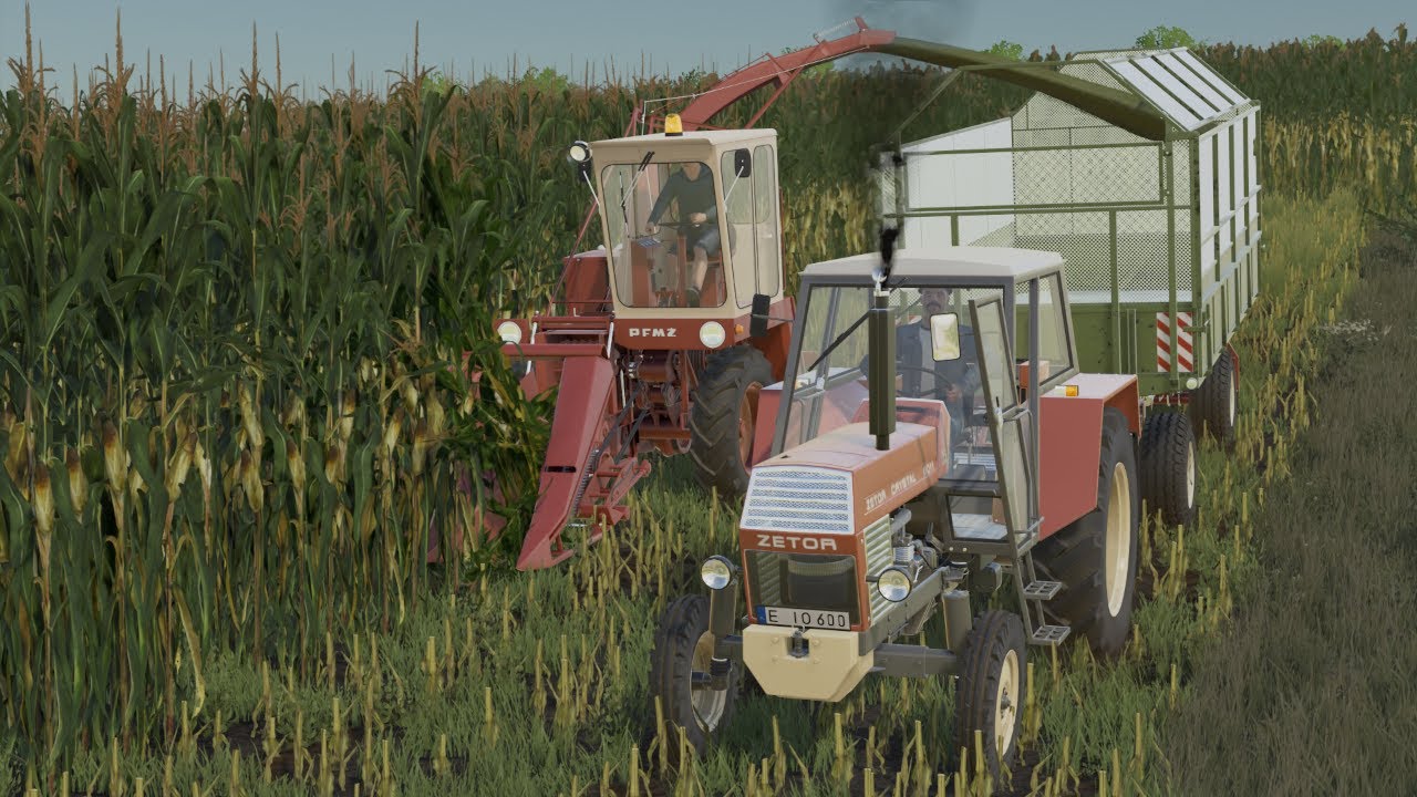 Kukurudza w GR Zduniak z legendami polskiego farminga | FS 22 - YouTube