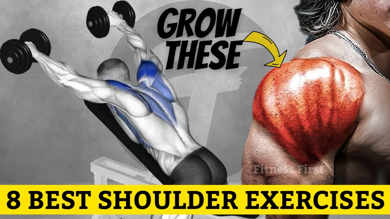 Build Wider Shoulders Using 8 Most Effective Exercises || Shoulder ...