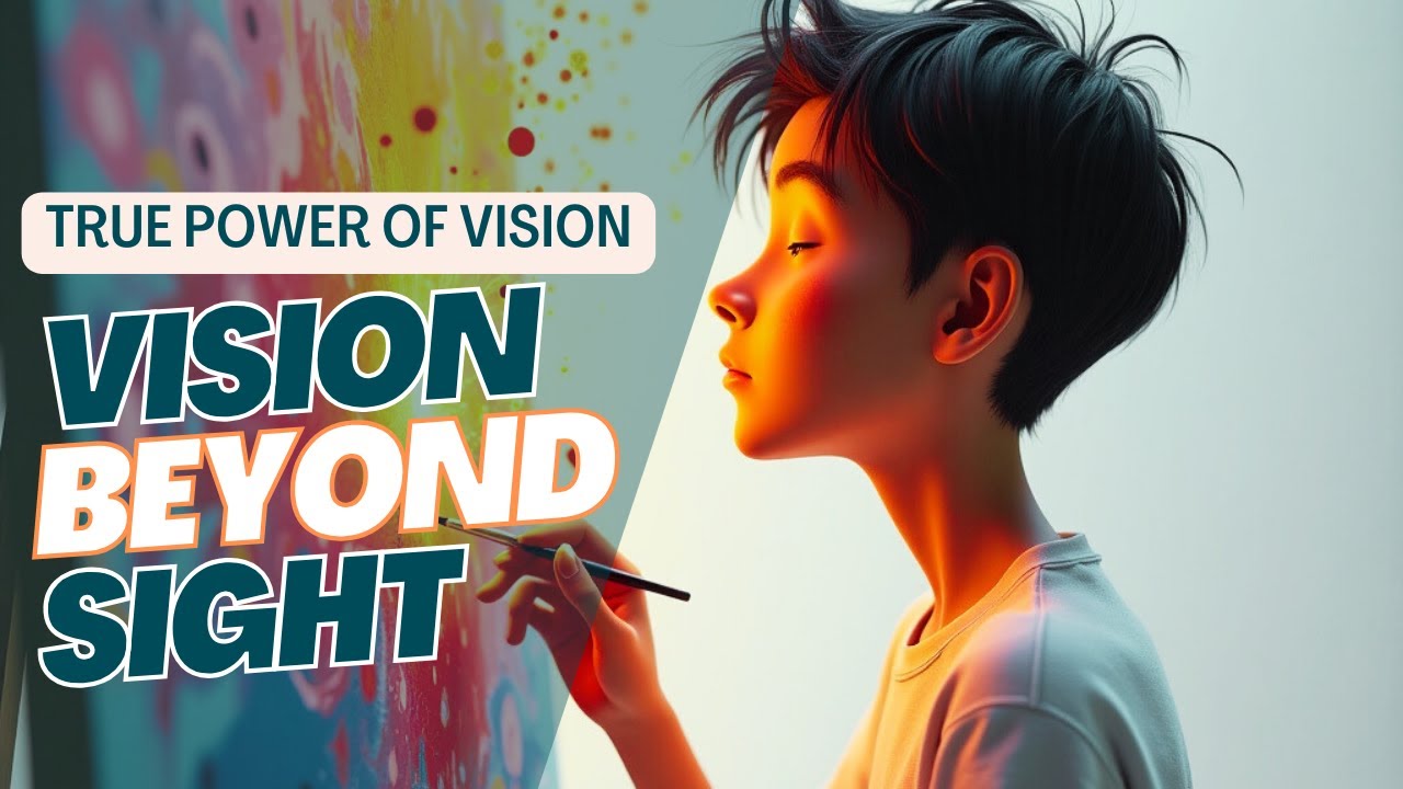 True Power of Vision Beyond Sight | Story of Young Blind Painter | @cl ...