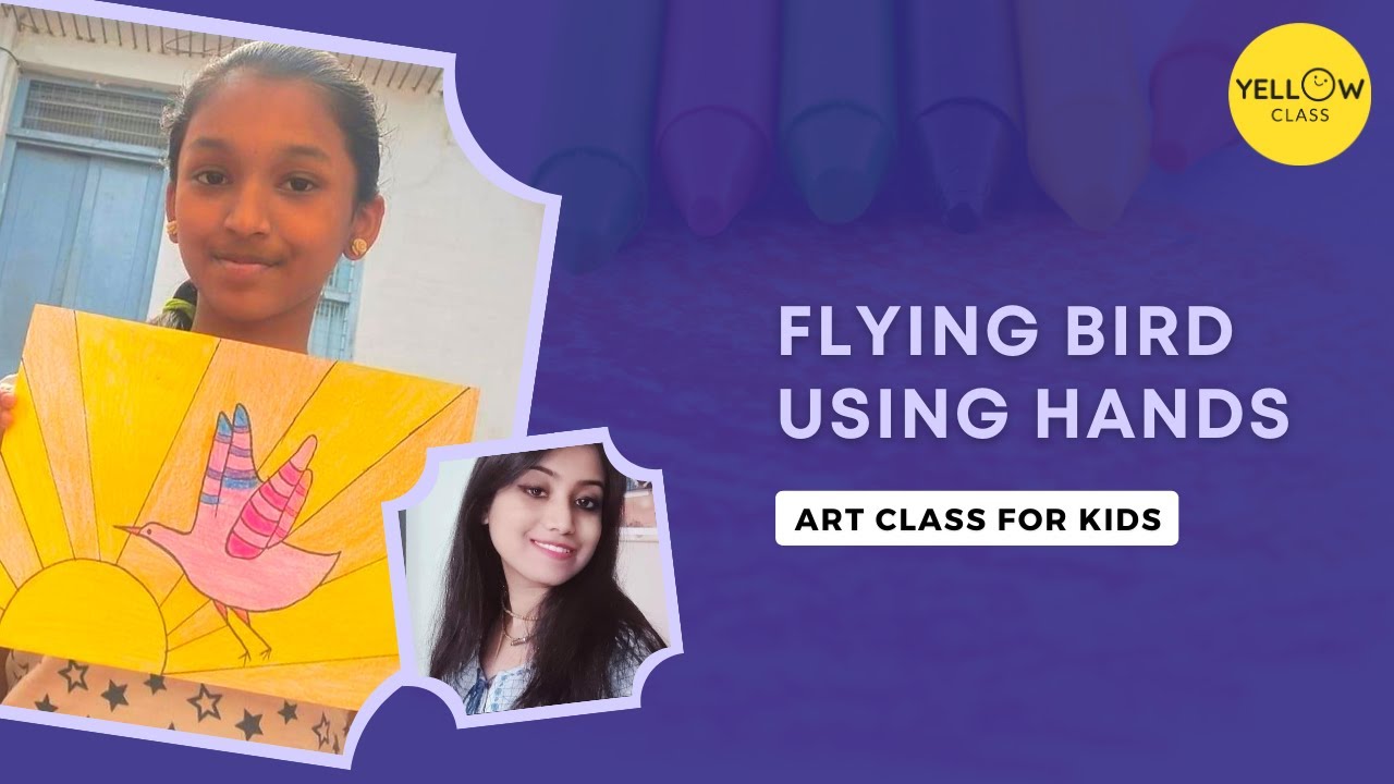 Flying Bird Drawing | Hand Drawing | Easy Drawing for Kids - YouTube