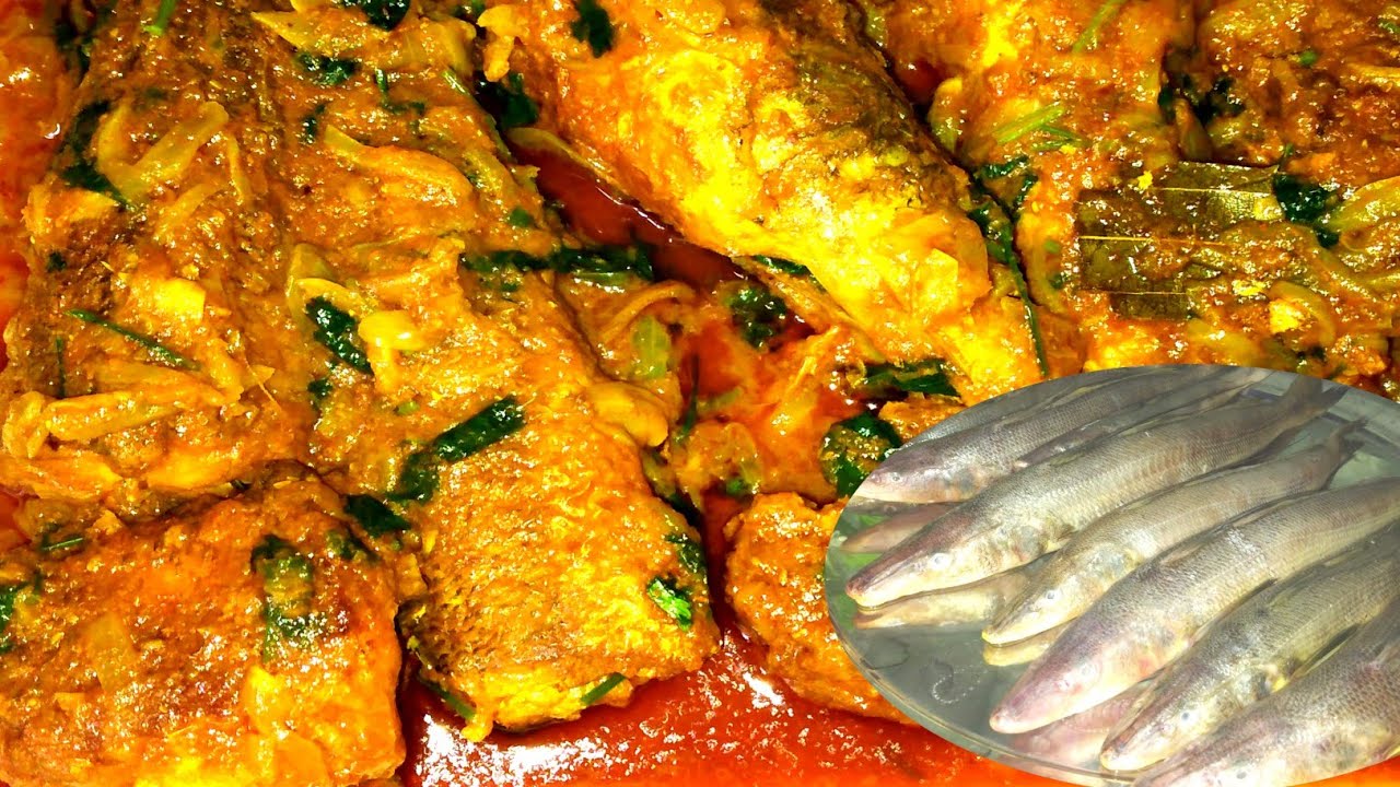 Baila Mach Bhuna,Bele Mach Bhuna, বেলে মাছ ভুনা, বাইলা মাছ ভুনা,Small ...