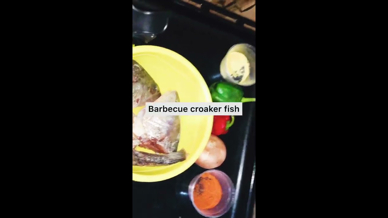 Barbecue croaker fish - YouTube
