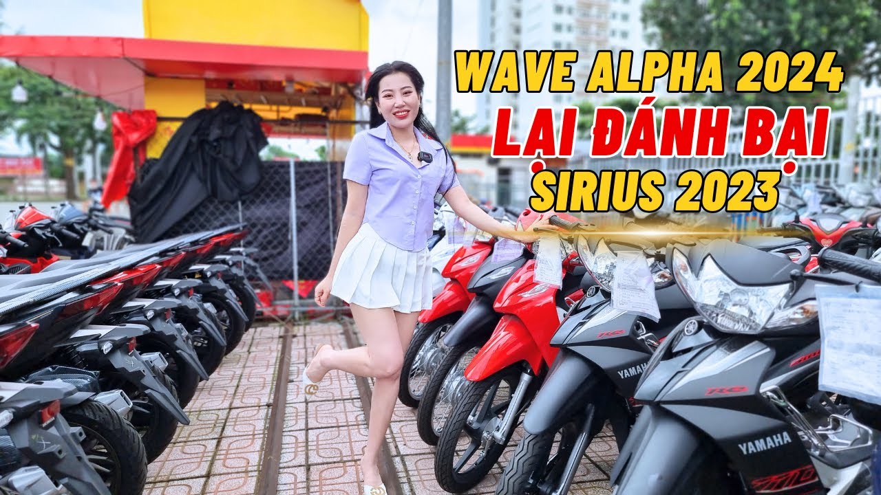 Honda Wave Alpha 2024 Tiếp tục Đánh Bại Sirius 2023 I Thùy Dung Motor ...