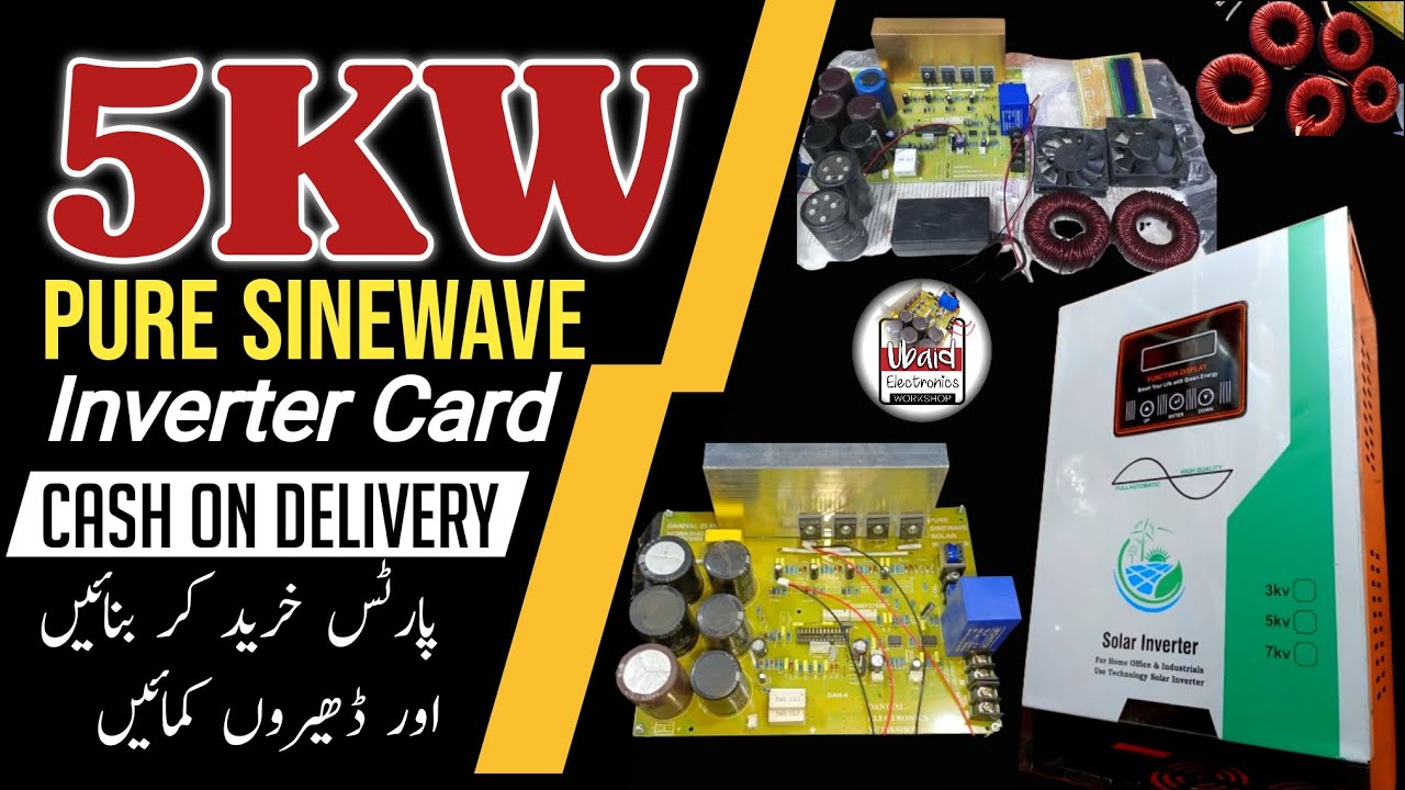 5 Kw Pure Sinewave inverter card Parts Available|Complete Review of ...
