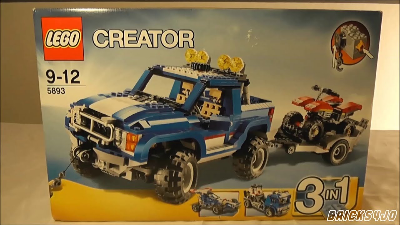 LEGO 5893 Creator Geländewagen mit Quad - Review deutsch - - YouTube