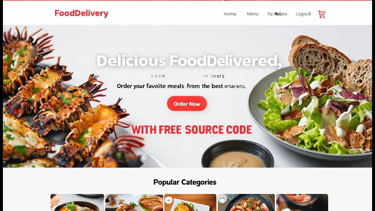 How to create fullstack food delivery website | Source Code + #webdevelopment #phpprojects # ...