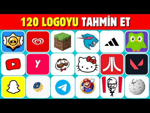 Logoyu Tahmin Et 💯| 5 Saniyede Logo Tahmin Et 🔥| 120 Popüler Logo | Logo Tahmin 2024