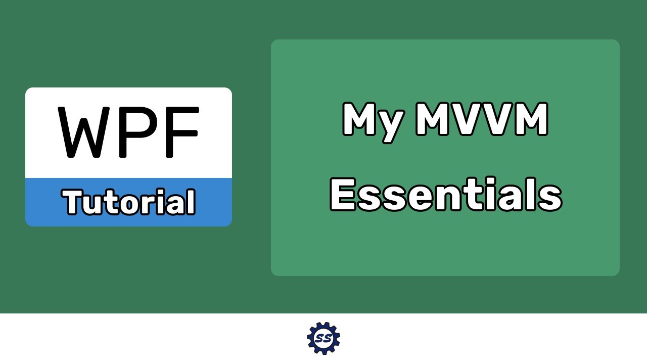 MVVM Essentials (and NuGet Packaging) - WPF TUTORIALS - YouTube