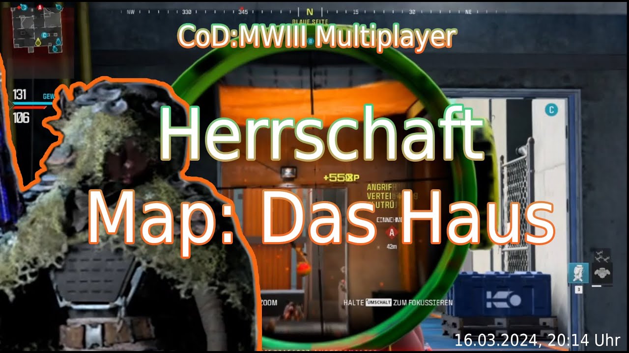 [PC/18+] CoD:MW III Multiplayer - Herrschaft - Map: Das Haus #codmw3 # ...