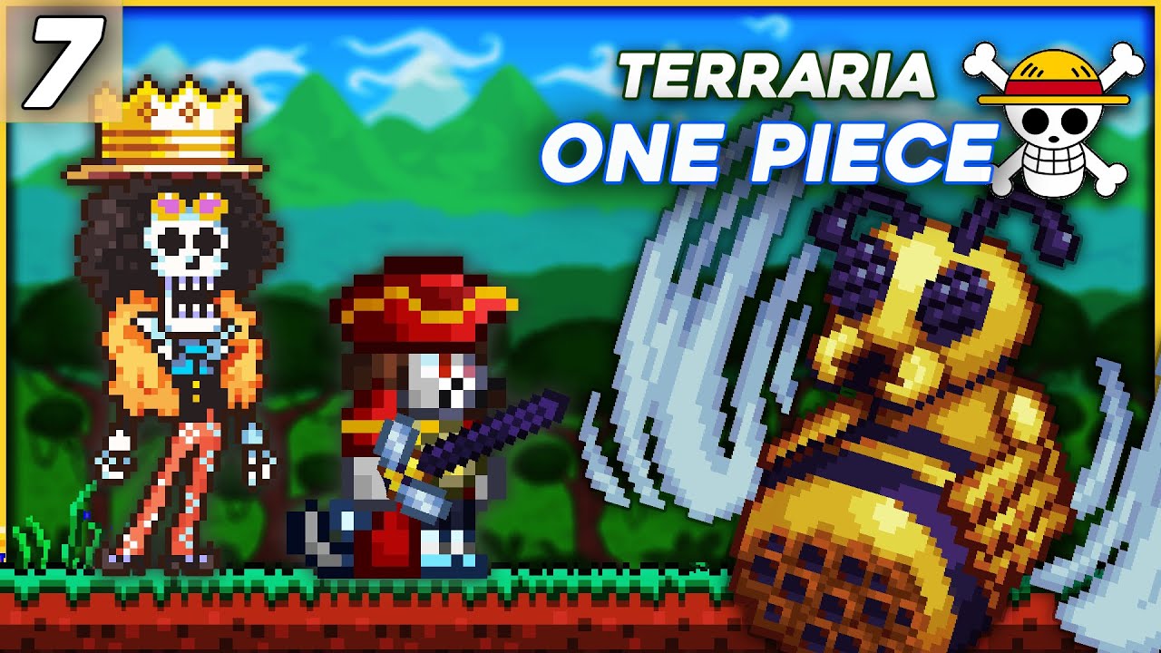 A Rainha Abelha NÃO quer me dar esse ITEM! - Terraria One Piece - 07 ...
