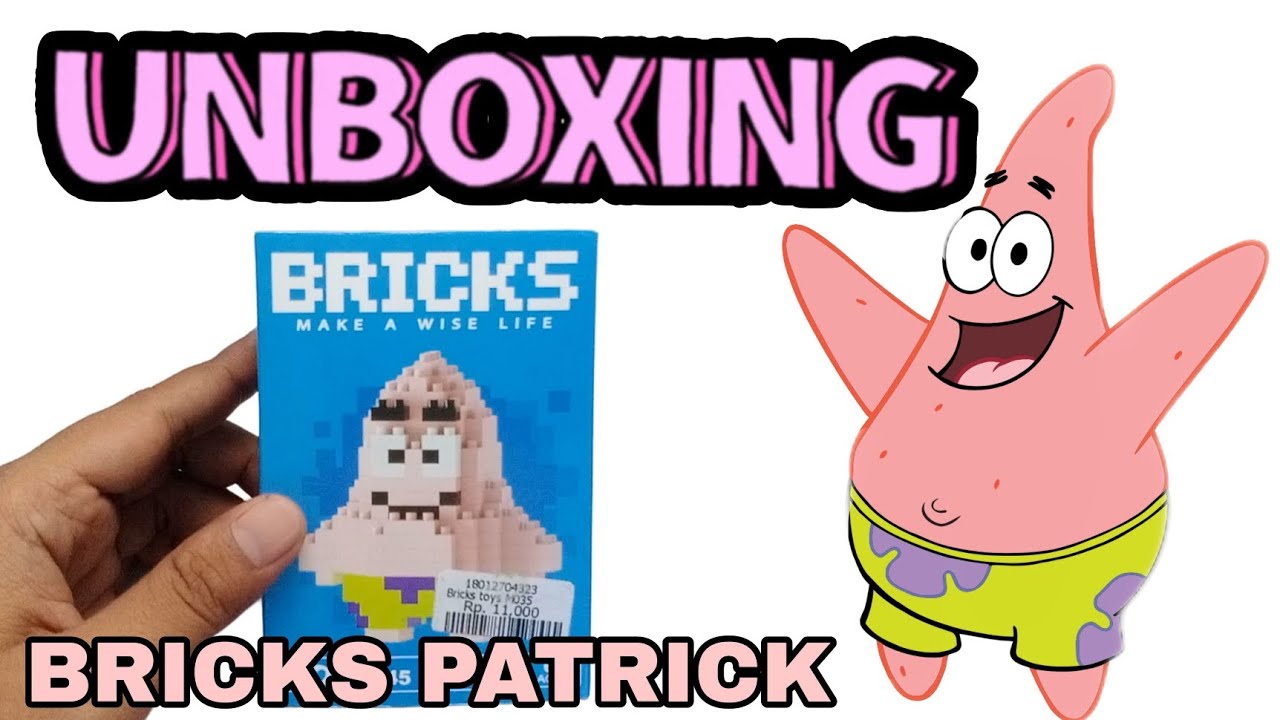 CARA MENYUSUN BRICKS PATRICK | UNBOXING & REVIEW LEGO - YouTube