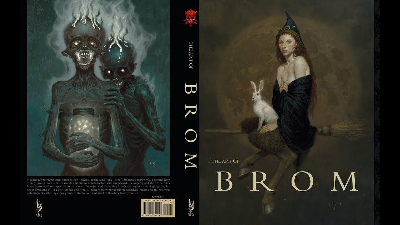 The Art of Brom: Publisher Edition - New Witch Jacket Book Preview ...