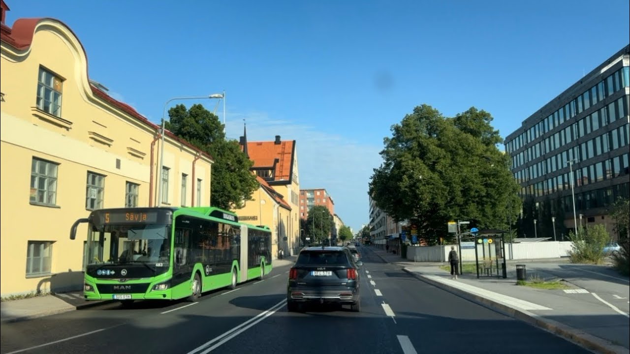 Sweden 🇸🇪, virtual driving tour 4k - Uppsala 2024 #driving - YouTube