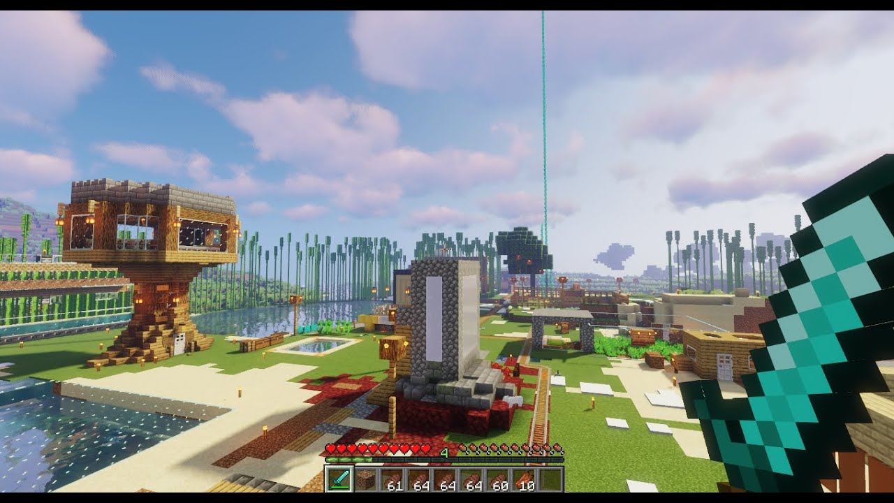 LIVE Minecraft DAY1 สำรวจเมือง - YouTube