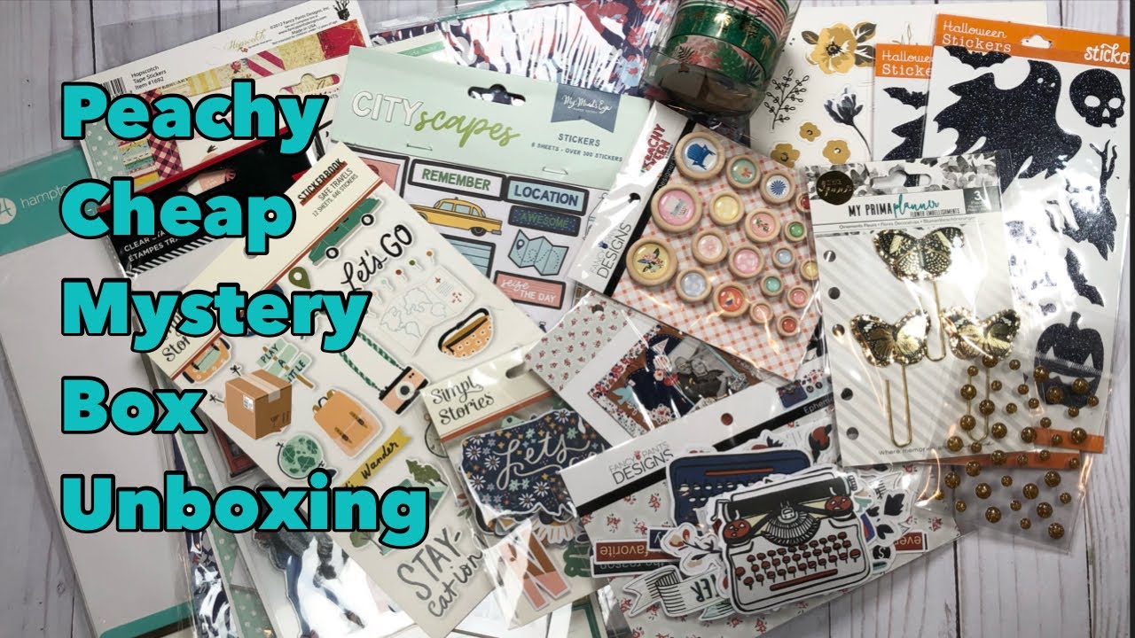 Peachy Cheap Mystery Box unveiling - YouTube