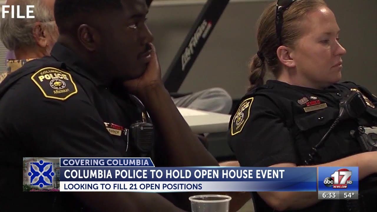 Columbia Police Department to hold open house for recruitment - YouTube