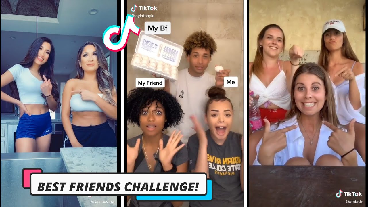 Best Friends Challenge Compilation! TikTok Friends Challenge! - YouTube