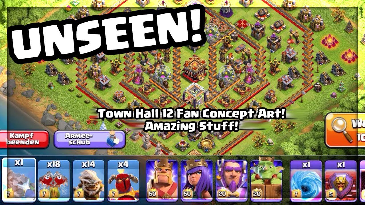 TOWN HALL 12: The BEST Clash of Clans Update Concept Art YET! - YouTube