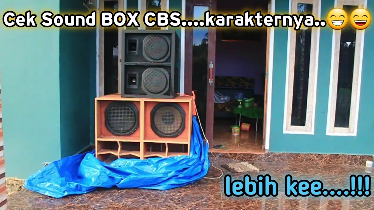 Cek Sound Miniatur Box Cbs karakternya... - YouTube